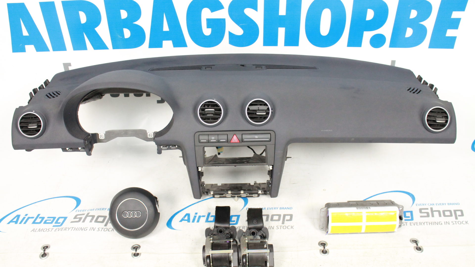 Airbag set - Dashboard blauw Audi A3 8P (2005-2012) | Airbagshop.be ...